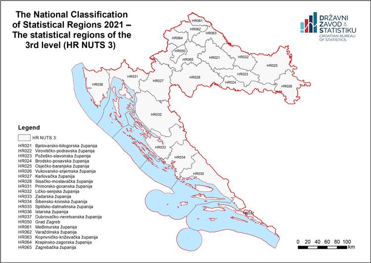 Državni zavod za statistiku - The NUTS classification in Croatia